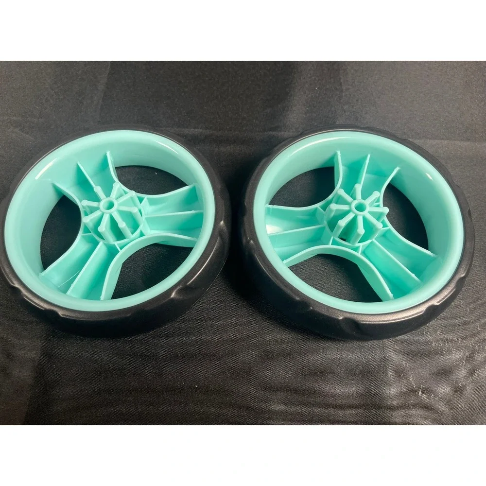 Accessories | 7 Inch Replacement Wheels Teal Mint Green 3spoke Stroller ...